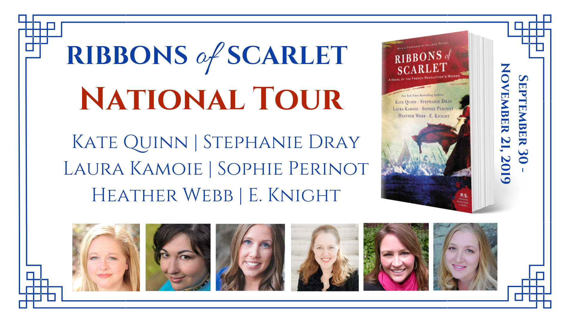 Ribbons of Scarlet National Tour with Stephanie Dray | Stephanie Dray
